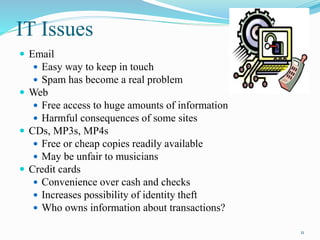 Social and professional issuesin it | PPTX