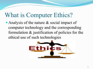 Social and professional issuesin it | PPTX