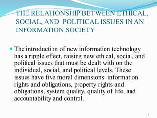 Social and professional issuesin it | PPTX