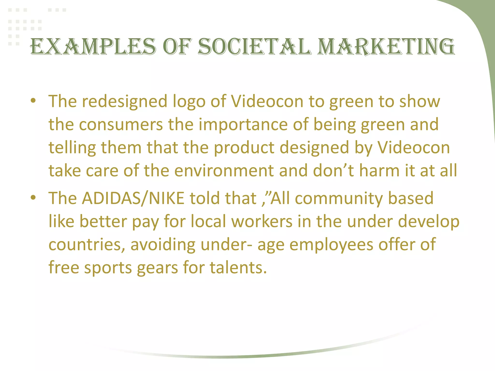 Social and societal marketing | PPTX