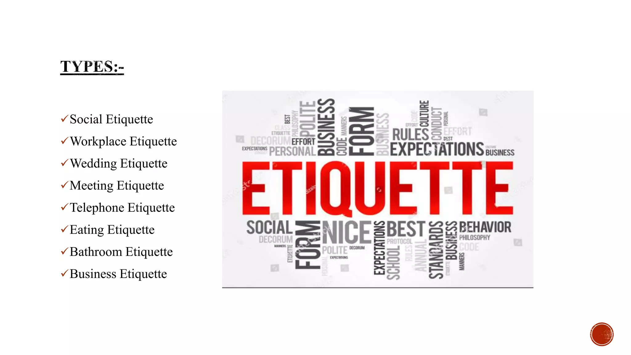 Social and workplace etiquette | PPTX