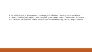 Social anthropology | PPTX