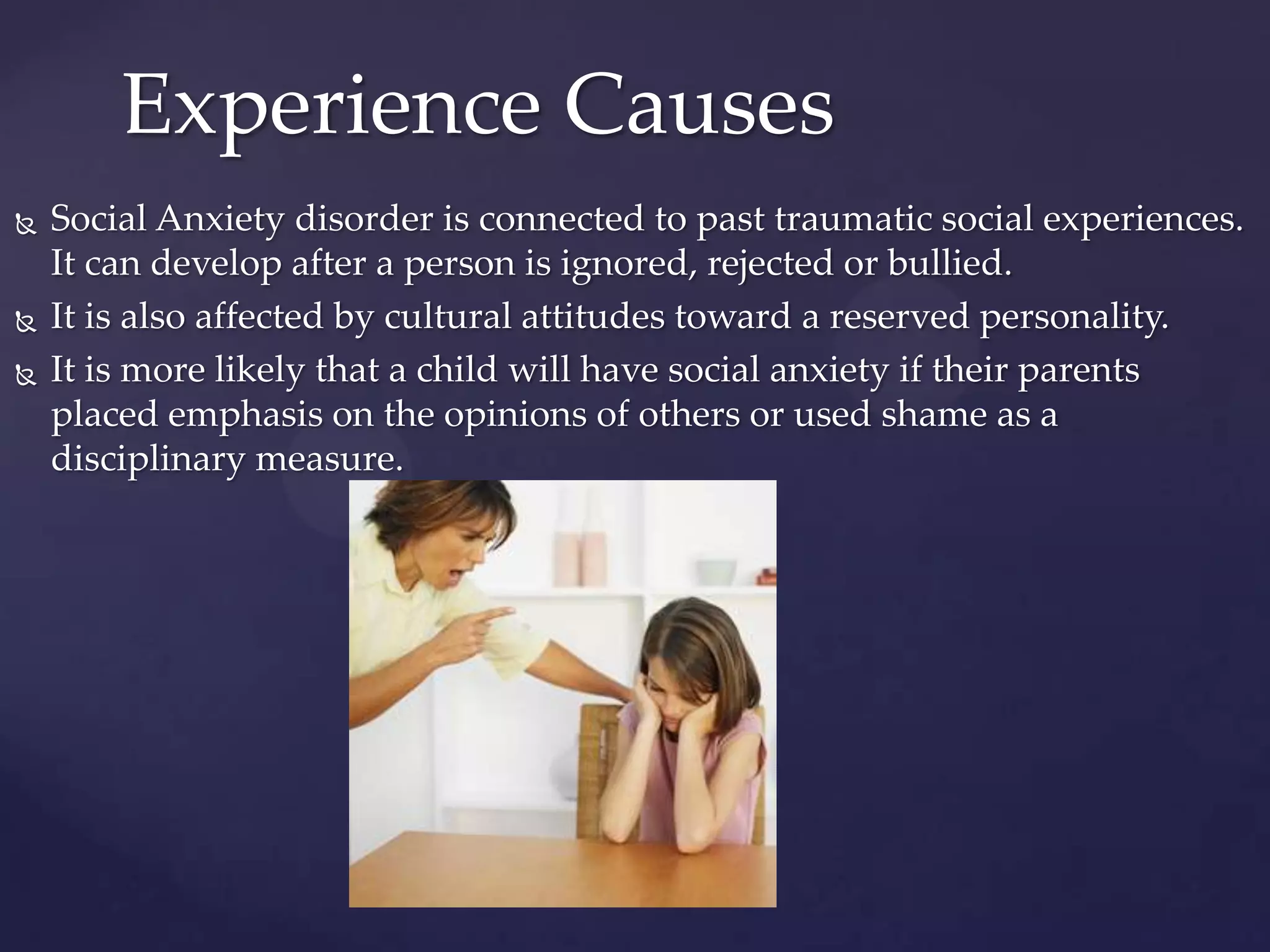 Social Anxiety Disorder | PPTX