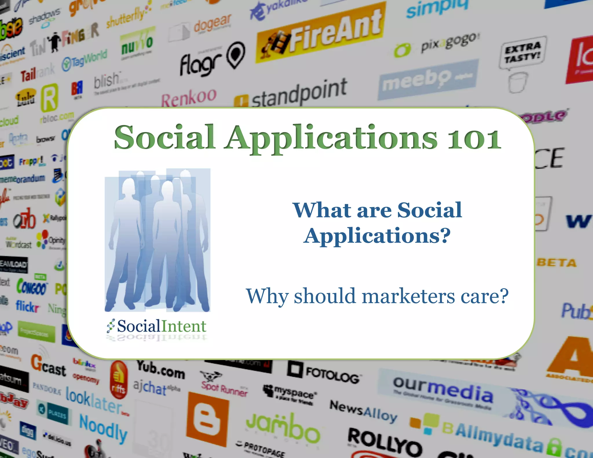 Social Apps 101 | PDF