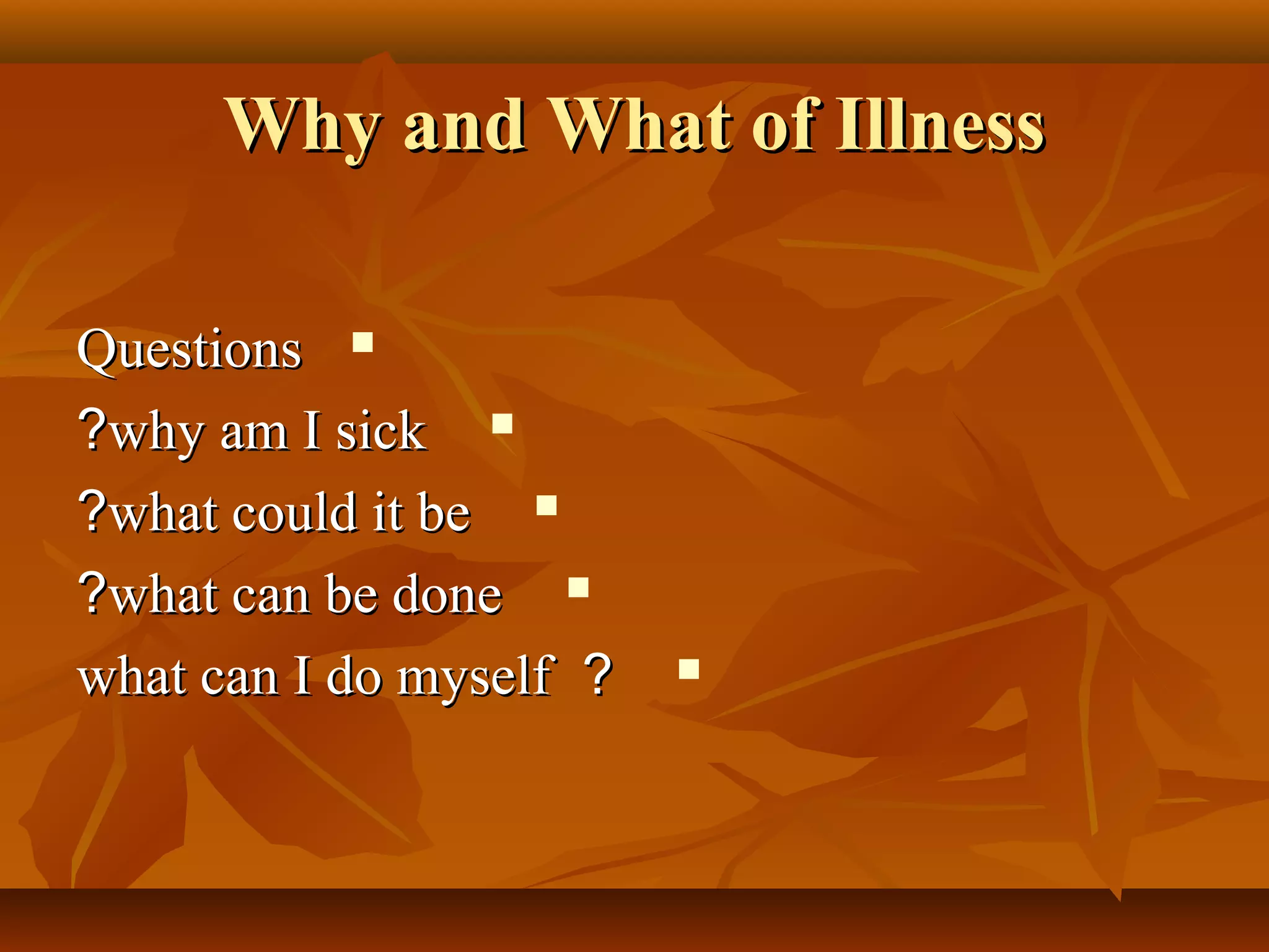 Social aspects of health and illness | PPT