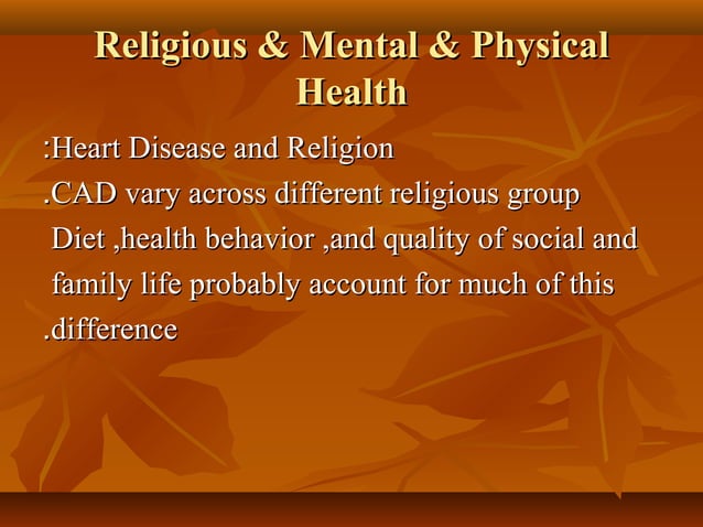 Social aspects of health and illness | PPT