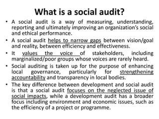 Social audit | PPTX