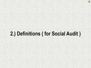 Social Audit and its Concept | PPTX