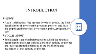 Social audit in Healthcare industry .pptx