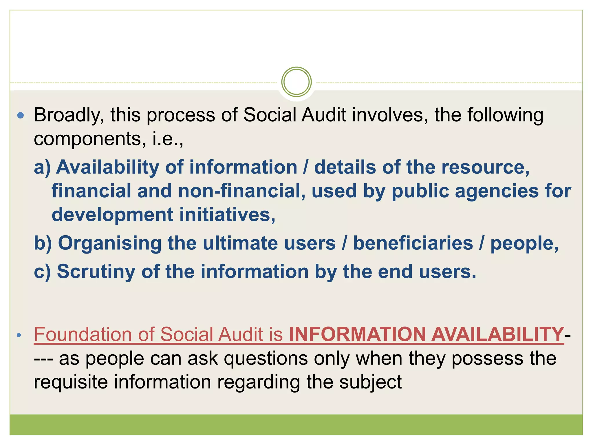 Social Audit | PPTX
