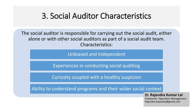 Social audit tutorial class | PPTX | Government Support and Welfare ...