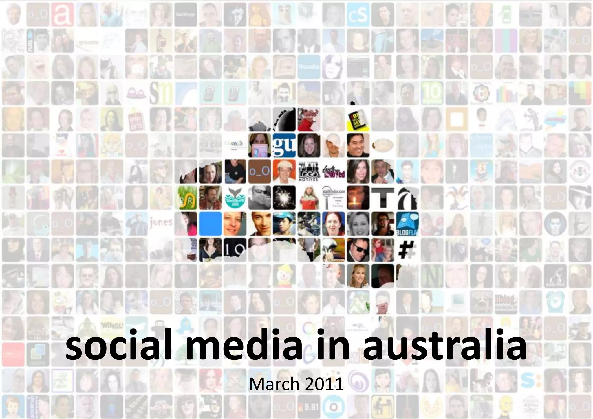 Social Media in Australia 2011 | PPTX