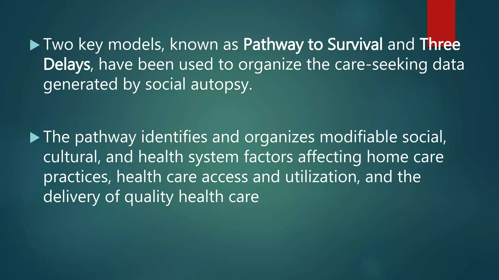 Social autopsy | PPT