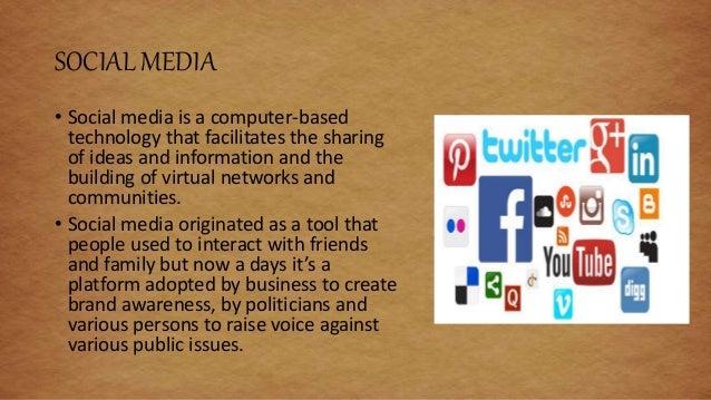 Social awareness through social media