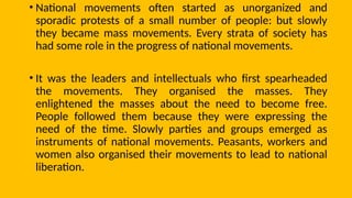 SOCIAL BASES OF NATIONAL MOVEMENTS.pptsx | PPTX