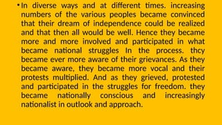 SOCIAL BASES OF NATIONAL MOVEMENTS.pptsx | PPTX | Death, Injury, or ...