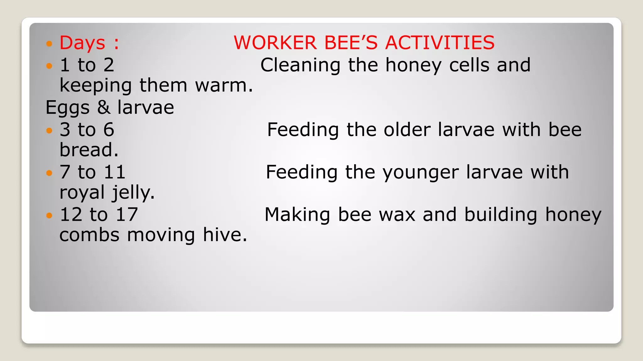 Social behavior of honey bees | PPTX
