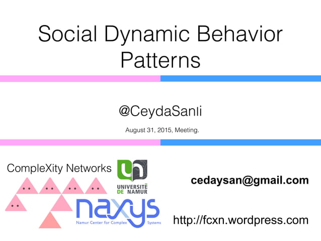 Social Behavior Patterns_Short | PPT