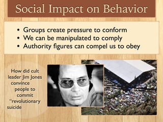 Social Influences on Behavior 2 | PDF