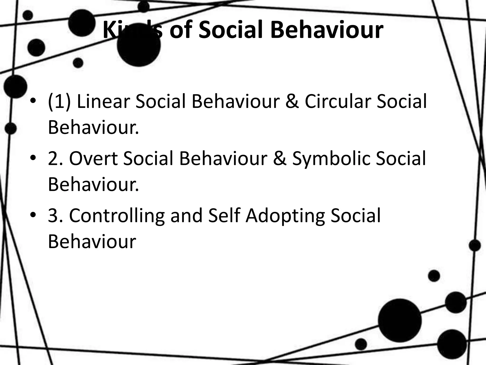 Social behaviour | PPTX
