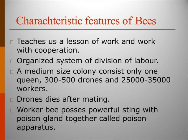 Social behavior in honey bees | PPTX | Beekeeping | Hobbies & Interests