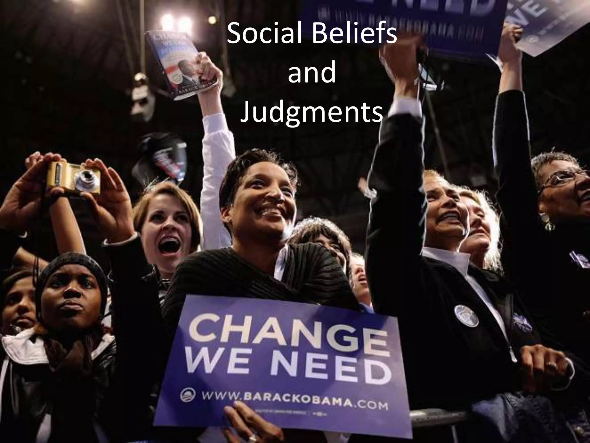 Social beliefs in social psychology | PPTX