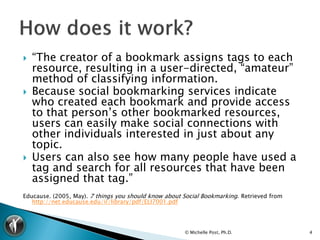Social bookmarking | PDF