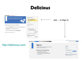 Introduction to Social Bookmarks for Educators - And Everyone | PPT ...