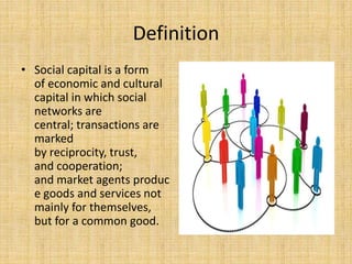 Social capital | PPTX