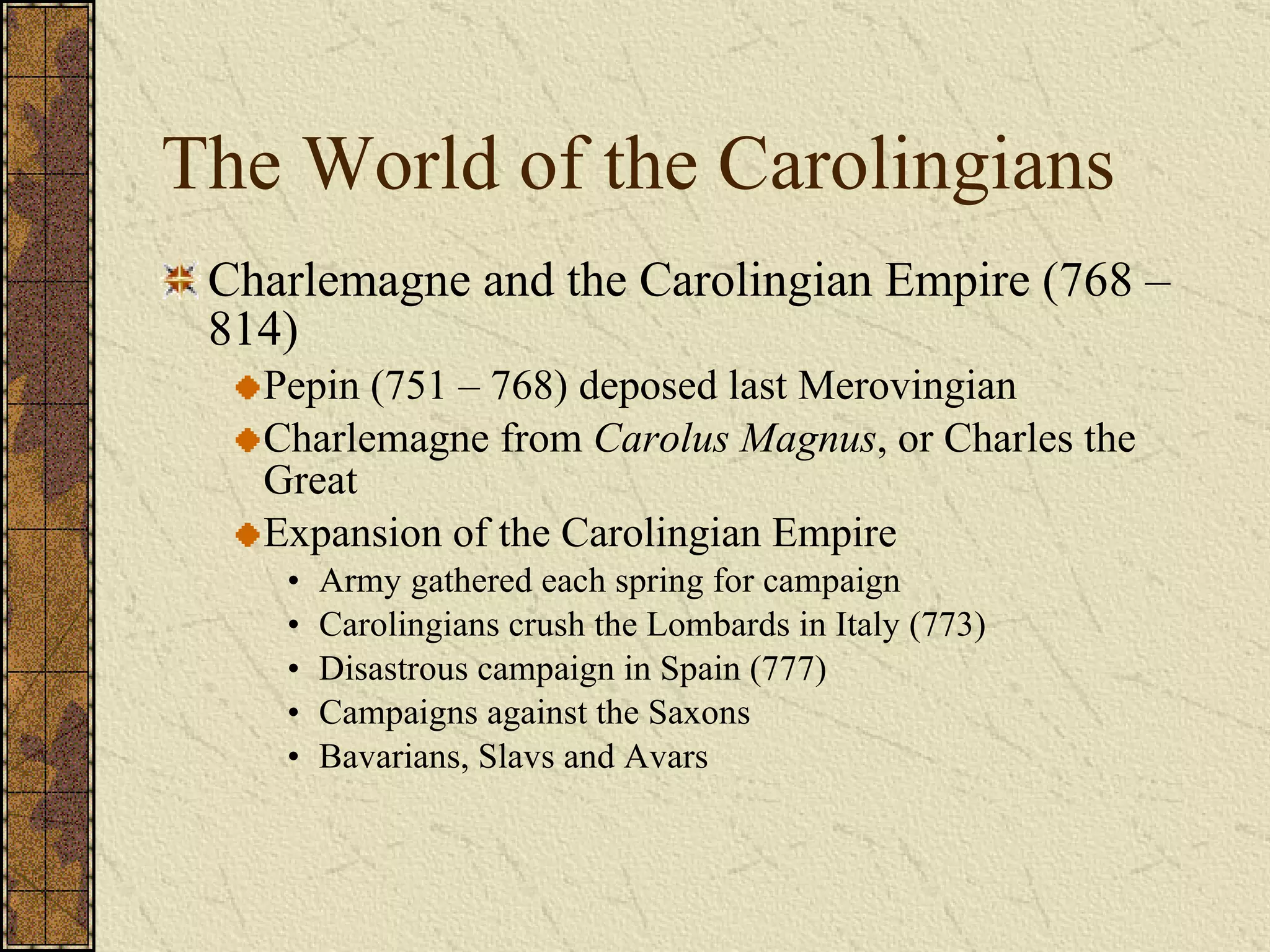 (Social) Carolingan Empire | PPT