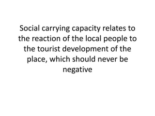 Social carrying capicity | PPTX