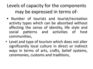 Social carrying capicity | PPT