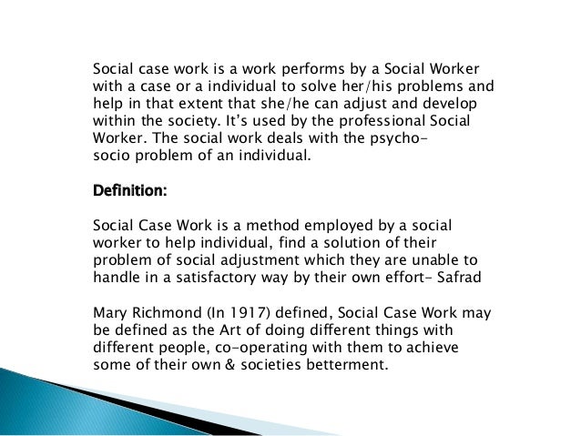 Social Case Work social-case-work