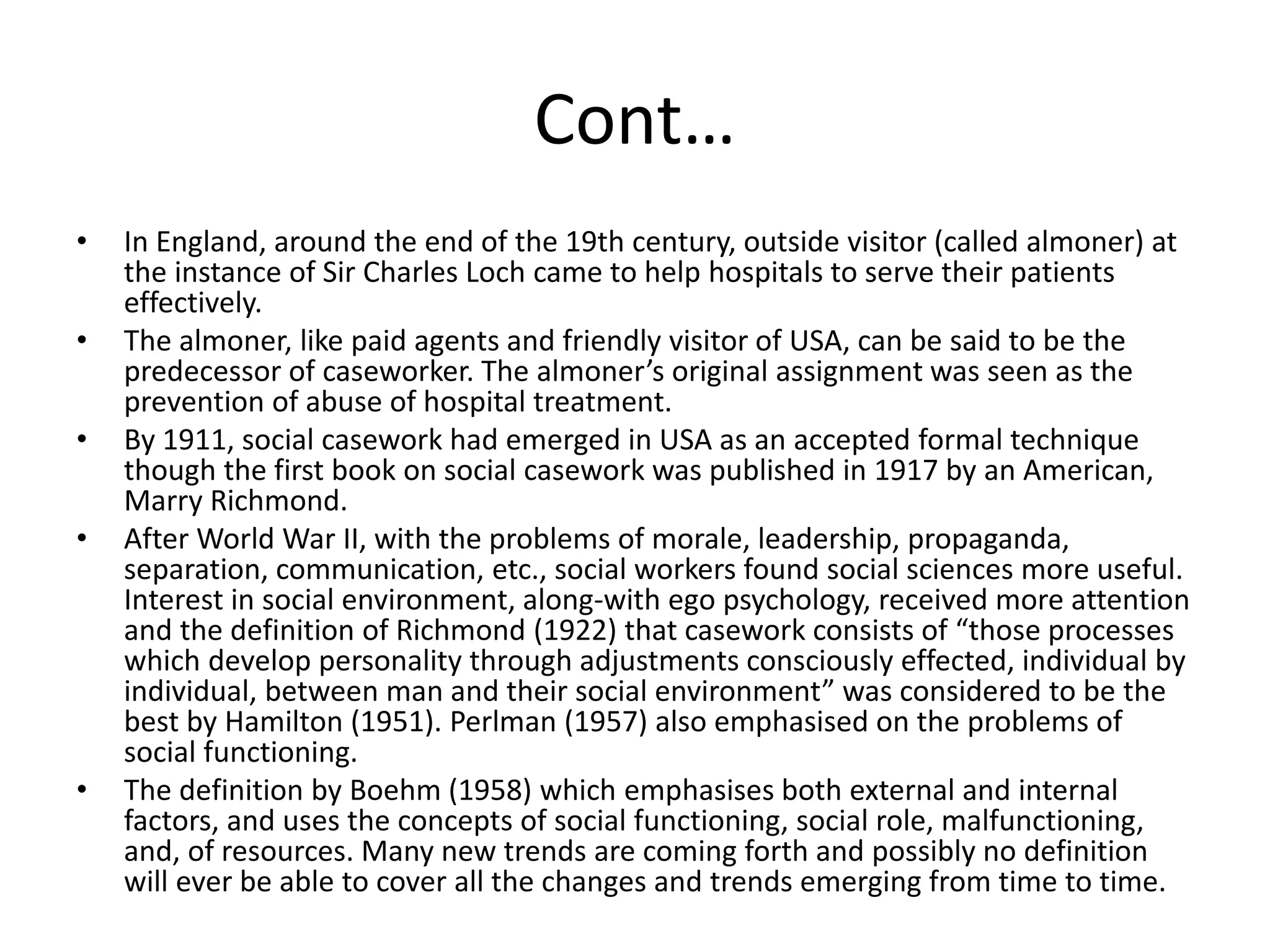 Social casework | PPTX