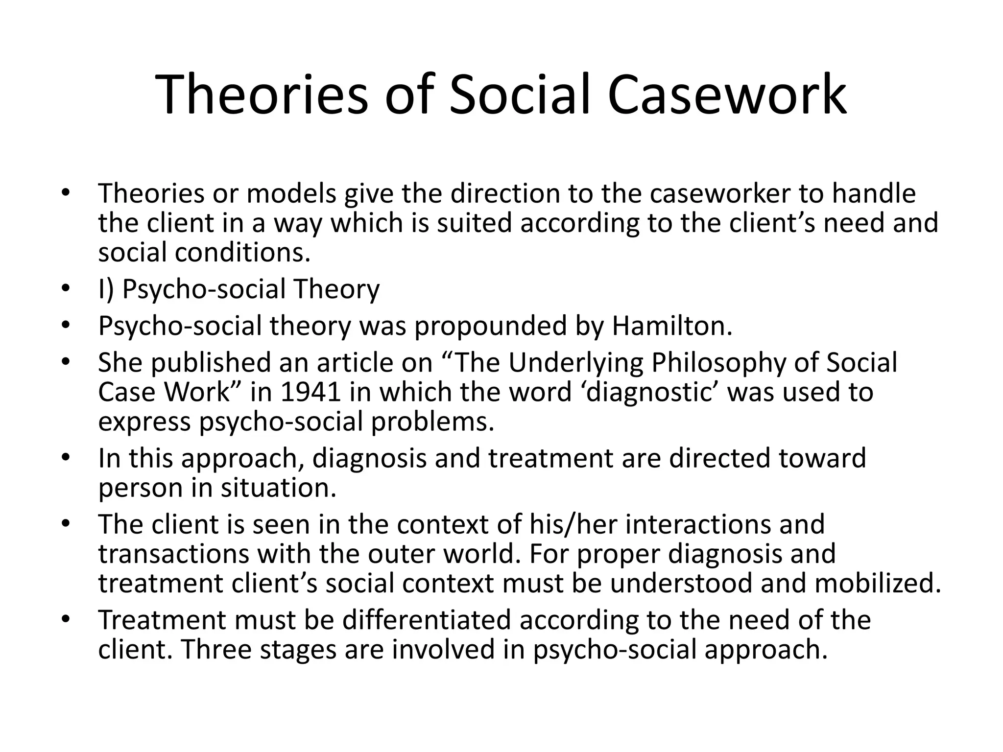 Social casework | PPTX