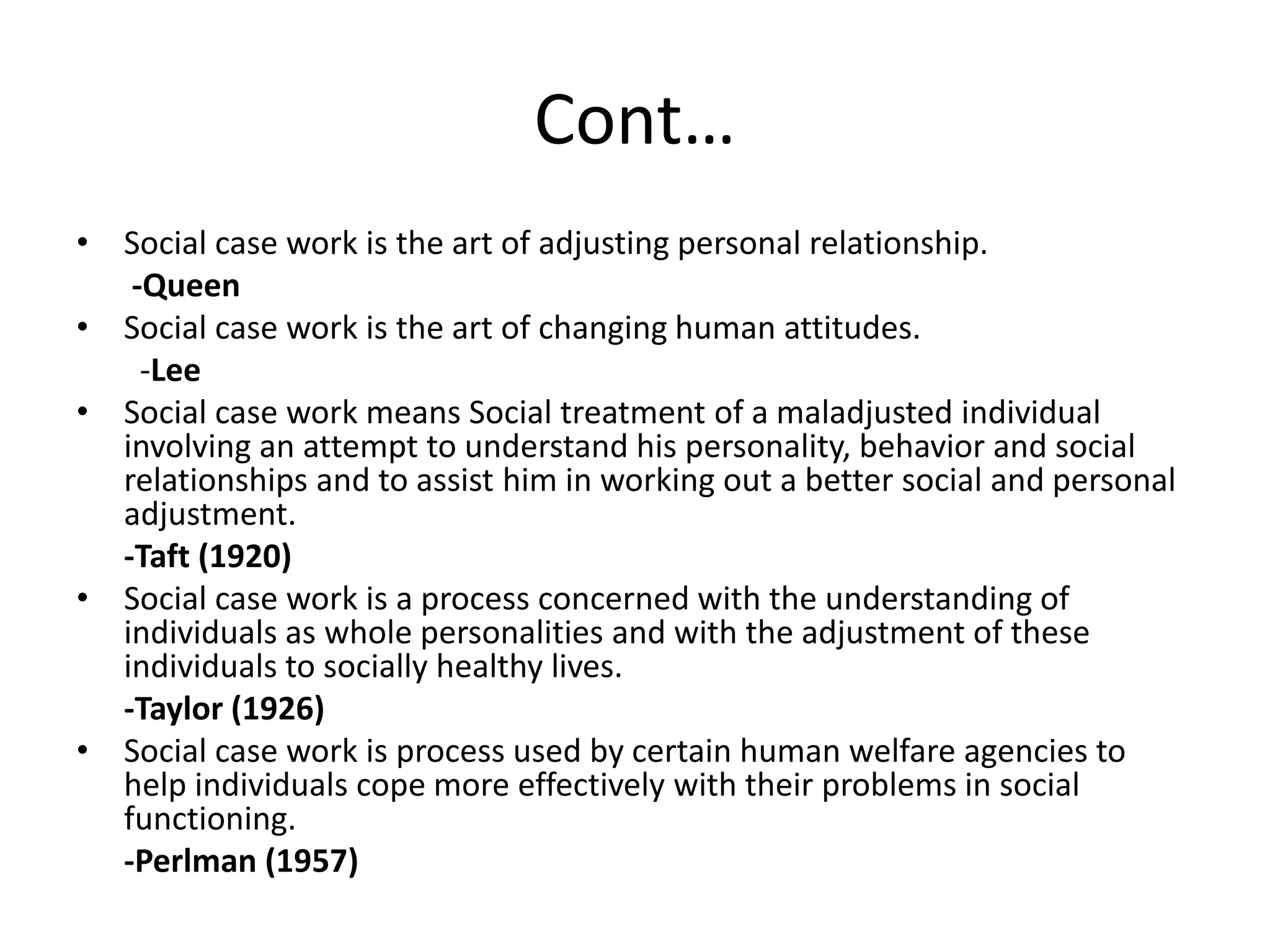 Social casework | PPTX