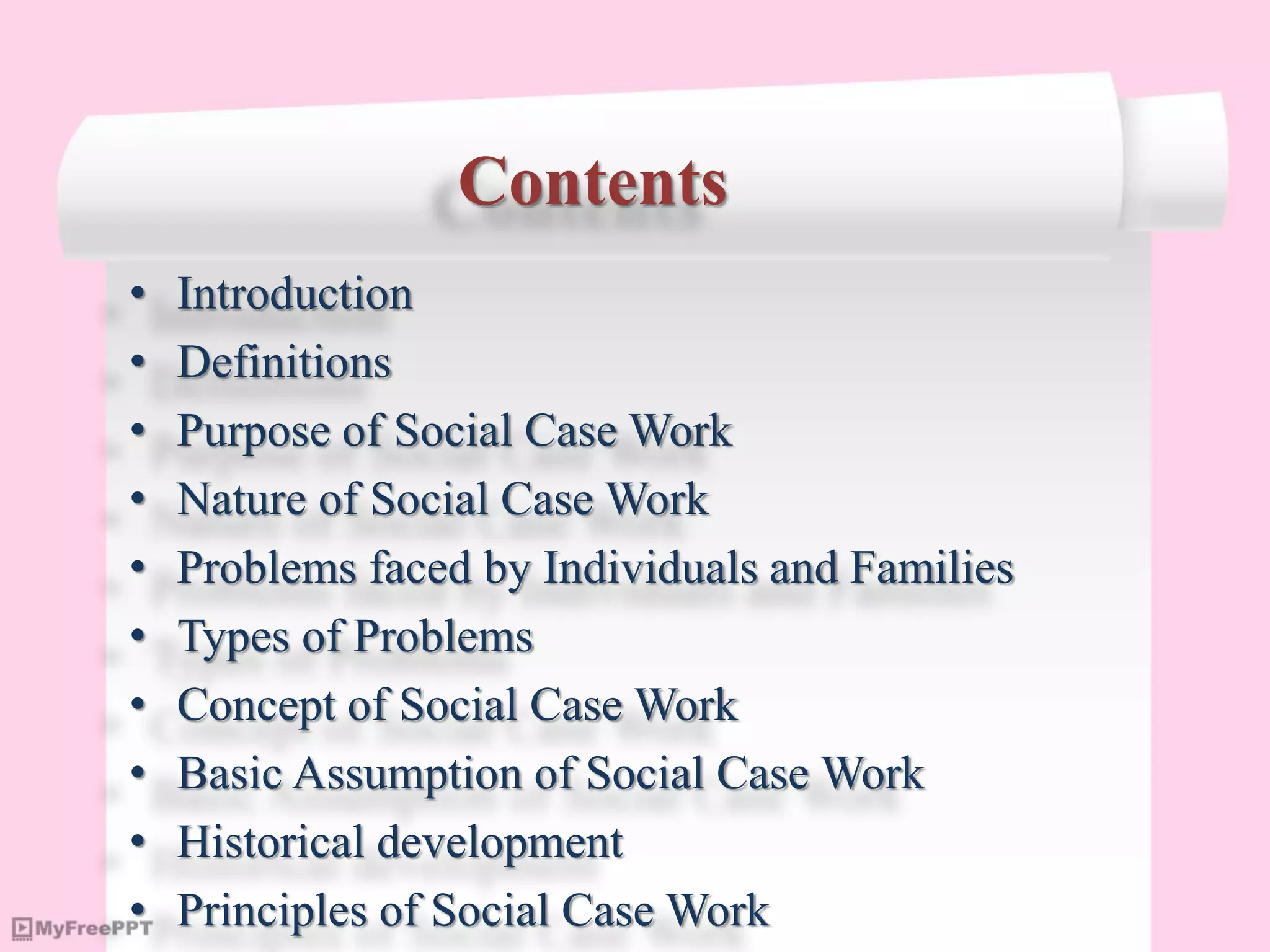 Social Case work, Historical Development and Principles.pptx