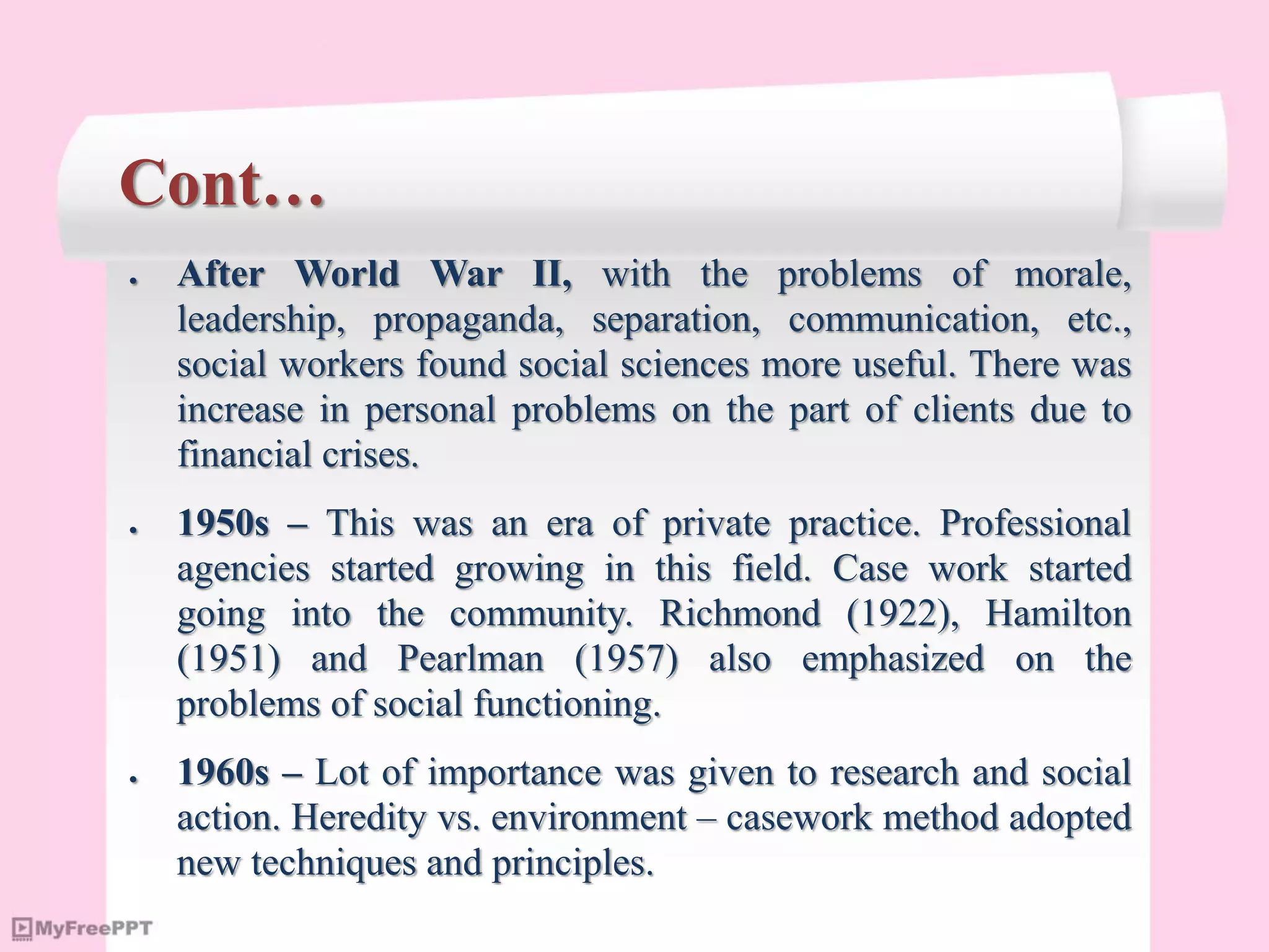 Social Case work, Historical Development and Principles.pptx