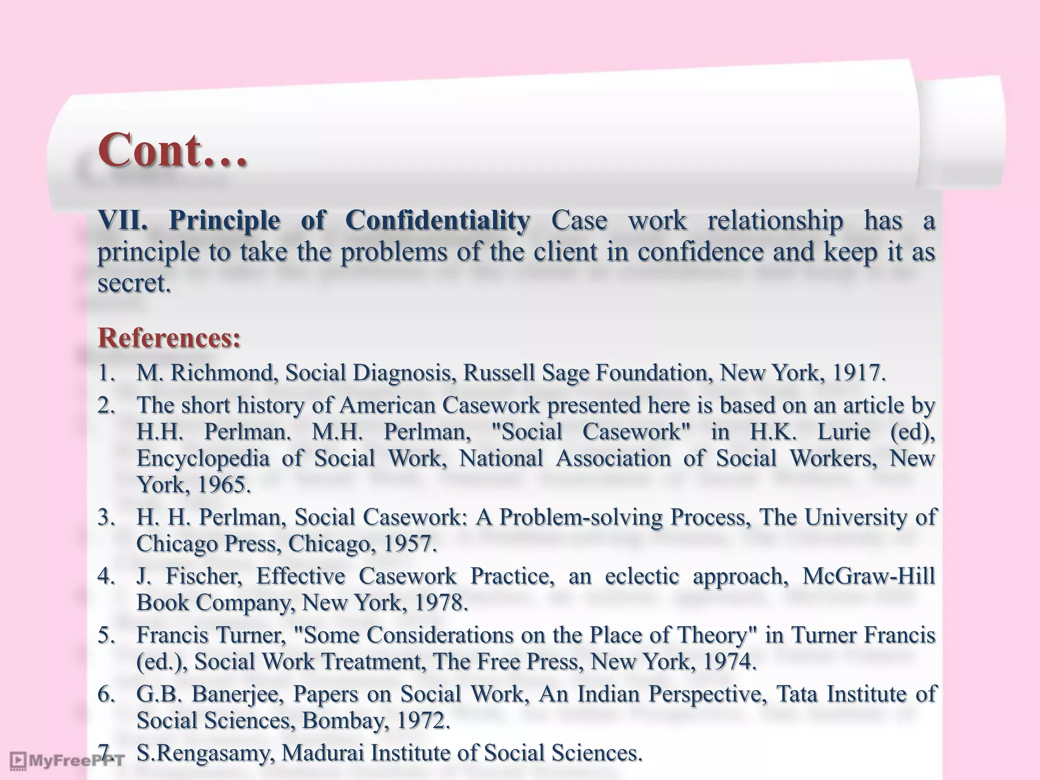 Social Case work, Historical Development and Principles.pptx