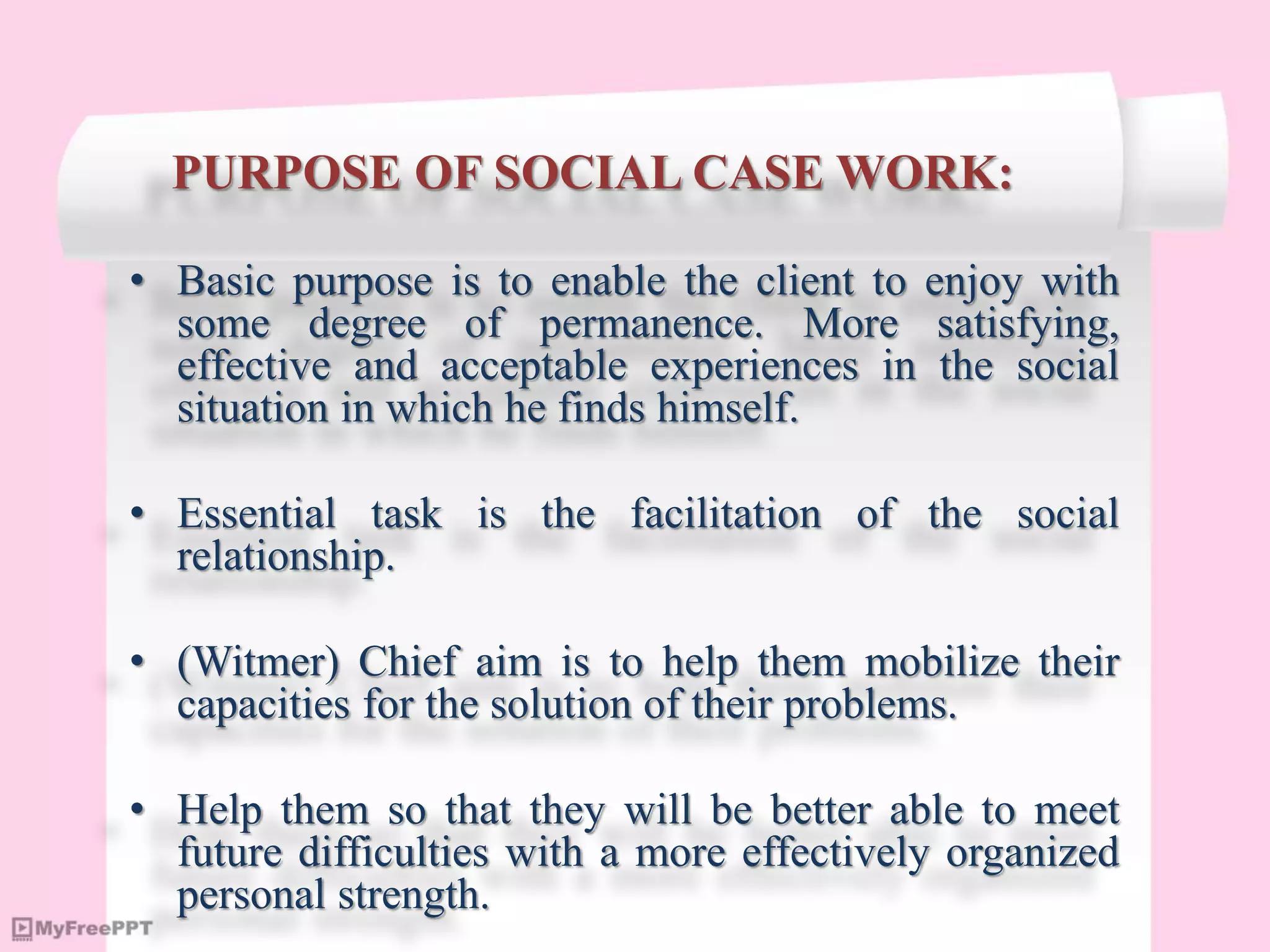 Social Case work, Historical Development and Principles.pptx