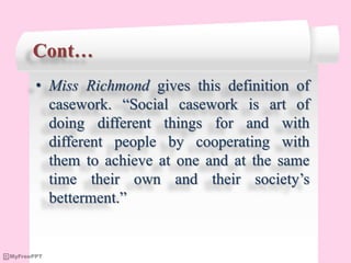 Social Case work, Historical Development and Principles.pptx