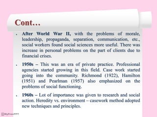 Social Case work, Historical Development and Principles.pptx