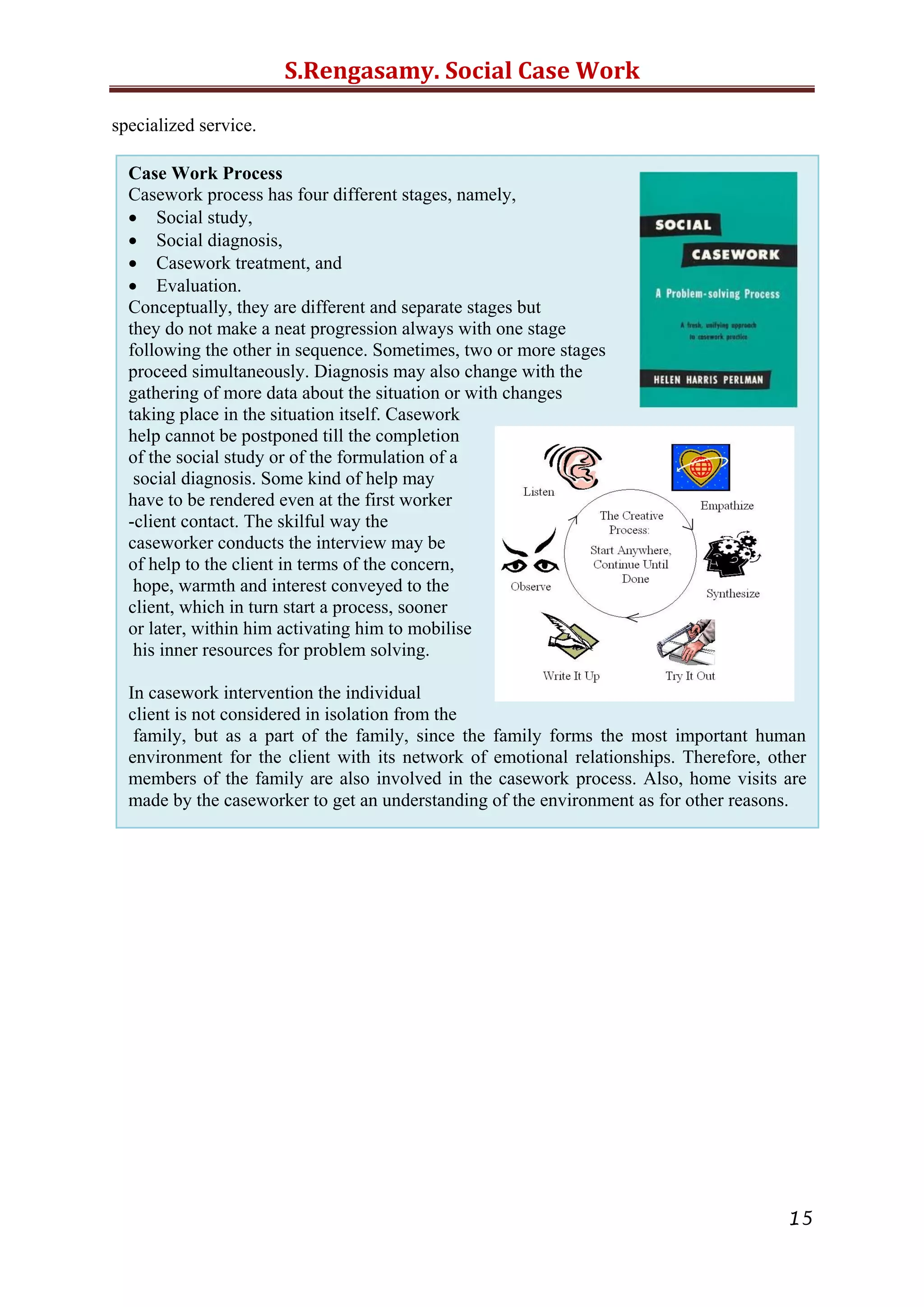 Social Case Work | PDF