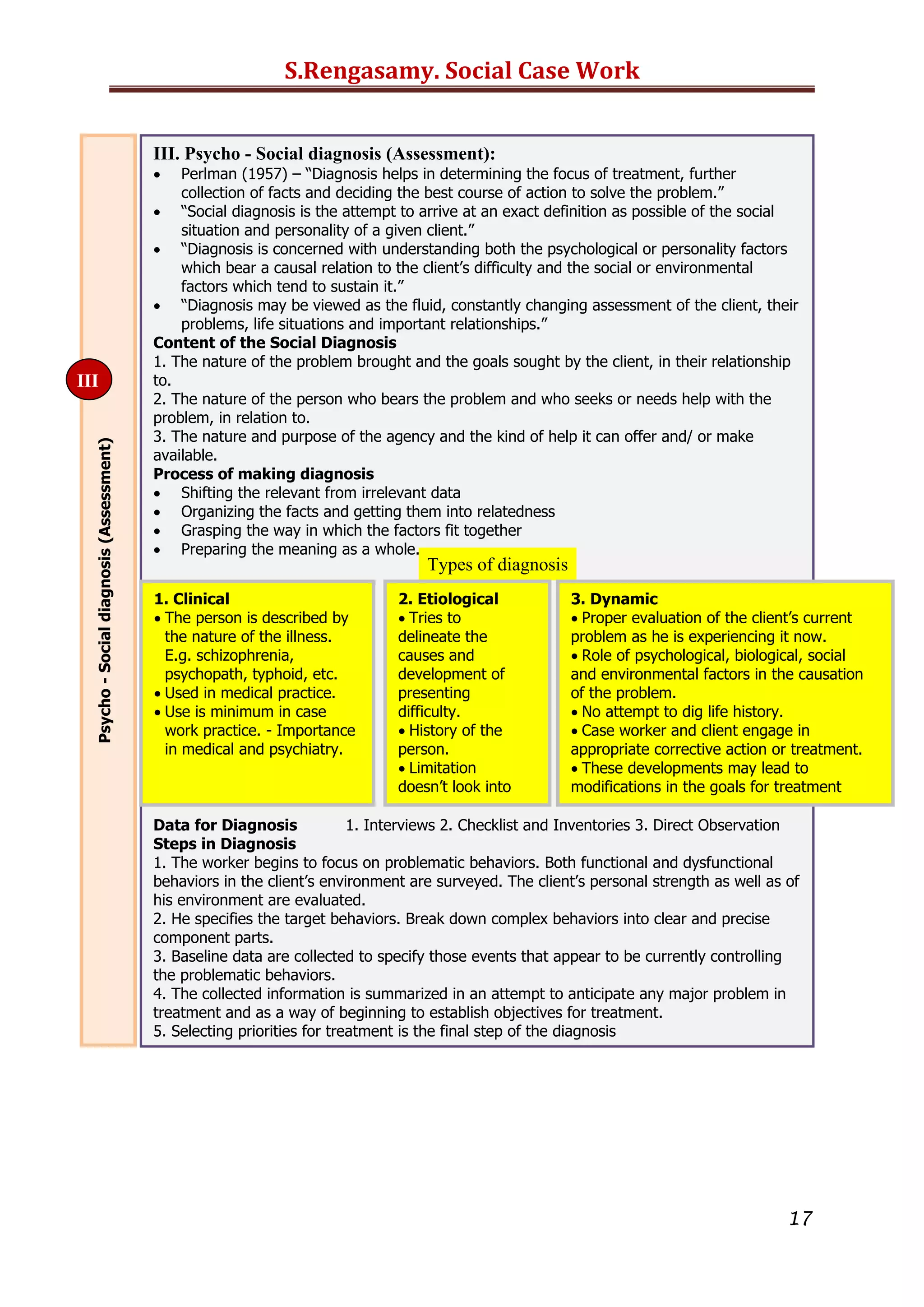 Social Case Work | PDF
