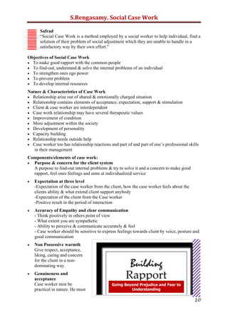 Social Case Work | PDF