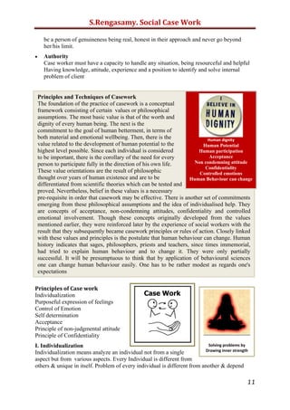 Social Case Work | PDF