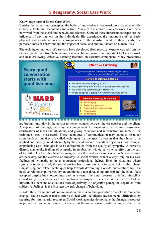 Social Case Work | PDF