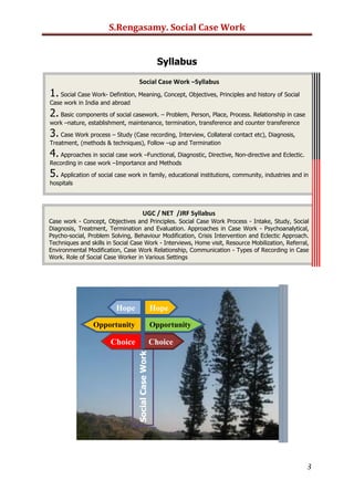 Social Case Work | PDF