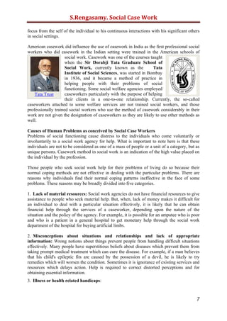 Social Case Work | PDF