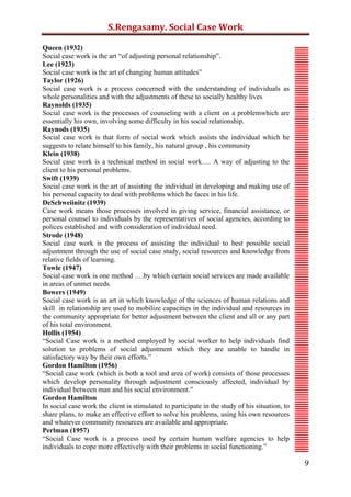 Social Case Work | PDF